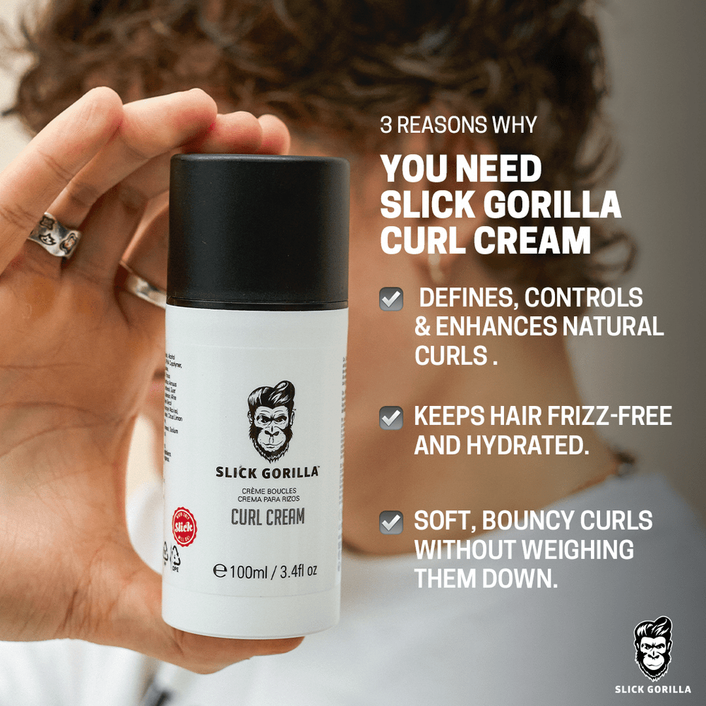 Curl Cream | Curl Defining Cream For Men | Slick Gorilla