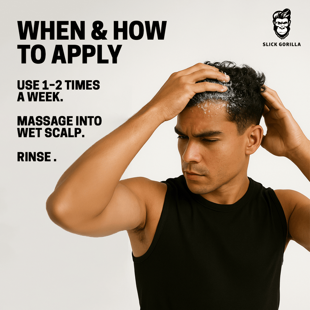 Scalp Scrub | Scalp Exfoliation | Hair Scrub | Slick Gorilla