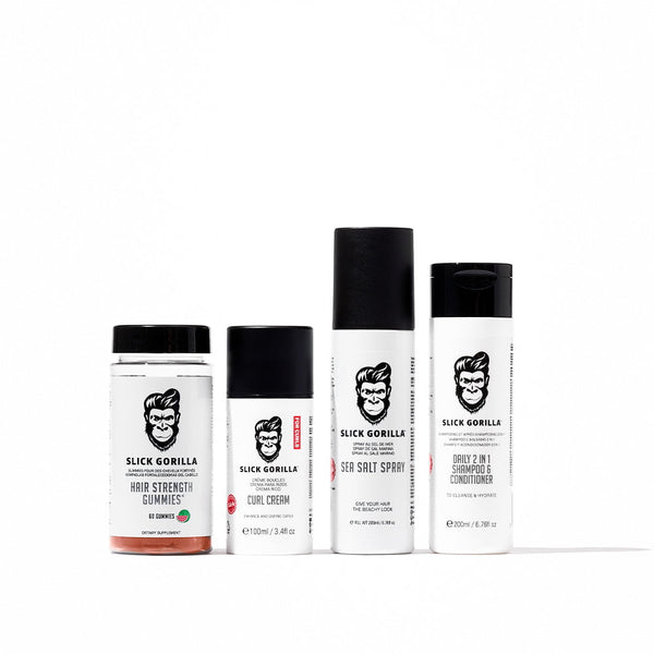 The Curl & Wave Box Set | Hair Care for Curly & Wavy Hair | Slick Gorilla